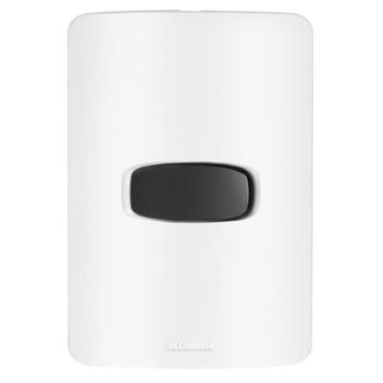 Conjunto 1 Interruptor Paralelo - Gracia Branco / Preto - Alumbra ...