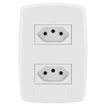 Conjunto 1 Tomada 10A + 1 Tomada 20A - Ilumi Lev - 87009 - Tomadas ...