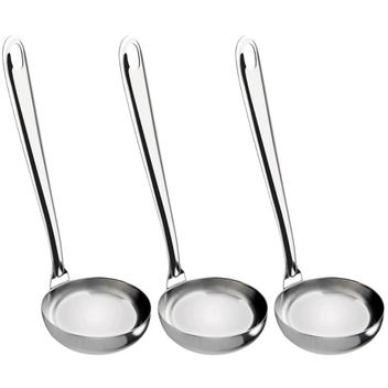 Conjunto 3 Concha de Inox para Sopa Feijão ou Molho Utensílio Cozinha ...