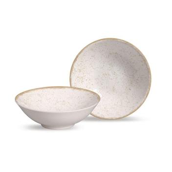 Conjunto 6 Bowls Decorados Acetinado 300Ml Organic - Alleanza Cerâmica ...