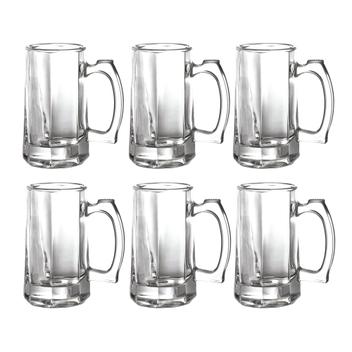Conjunto 6 Canecas Chopp Cerveja Vidro Zero Grau - CLASS HOME - Caneca de Chopp - Magazine Luiza