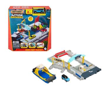 Conjunto Action Drivers Matchbox Porto De Balsa Com Carrinho - Mattel - Pistas de Brinquedo ...