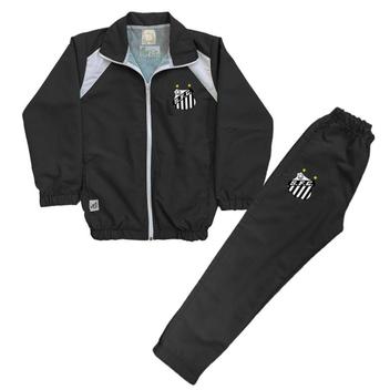 Conjunto Agasalho Santos Infantil Juvenil Microfibra - Revedor ...