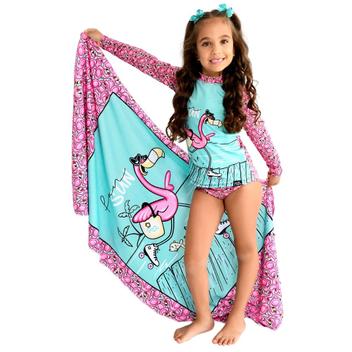 Conjunto Banho Infantil Proteção UV FPS 50+ Marujos e Sereias 134 ...
