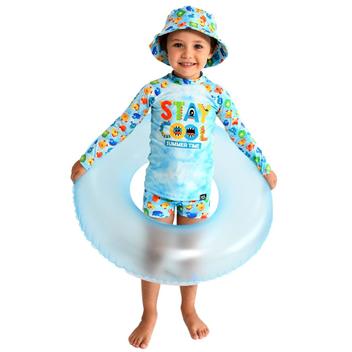 Conjunto Banho Infantil Proteção UV FPS 50+ Marujos e Sereias 641 ...