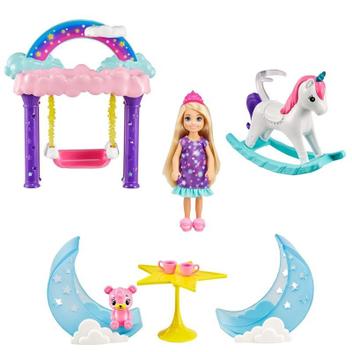Conjunto Barbie Dreamtopia - Chelsea - Balanco De Nuvens - Roxo ...
