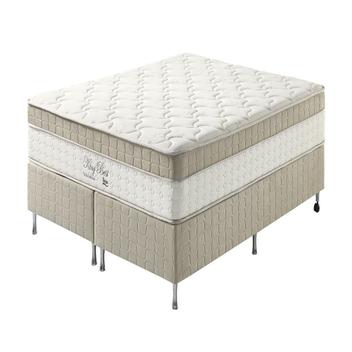 Conjunto Cama Box King Size Zidi Houston 193x203cm Molas Ensacadas ...
