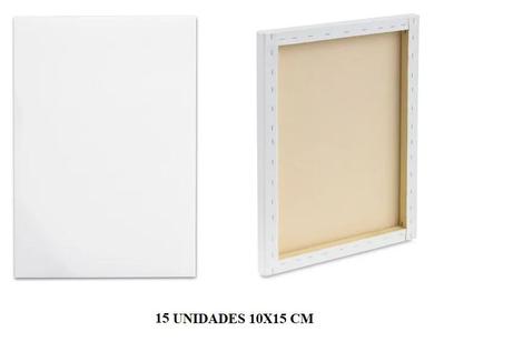 Conjunto Com 15 Telas Para Pintura Tamanho 10x15cm - Real Seda - Tela ...