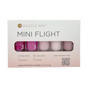 Conjunto Dazzle Dry Mini Flight Best of Pinks - 5 Vernizes para Unhas ...