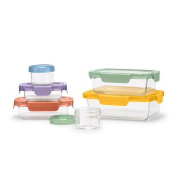 Conjunto de 12 Recipientes de Vidro para Armazenamento de Alimentos ...