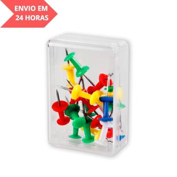 Conjunto de 35 Tachinhas Coloridas Praticidade e Estilo - CAMP HOME ...
