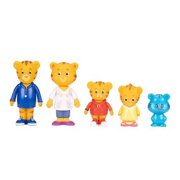 Conjunto de 5 Bonecos da Família Daniel Tiger's Neighborhood ...