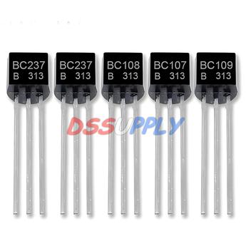 Conjunto de 50 Transistores Triodo TO-92 (BC107B, BC108B, BC109B, BC237B) - Transistor ...