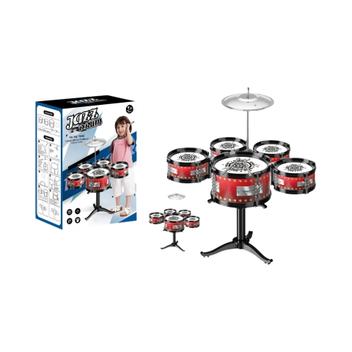 Conjunto de Bateria Infantil de Jazz - 3/5 Tambores, Banco e Baquetas ...