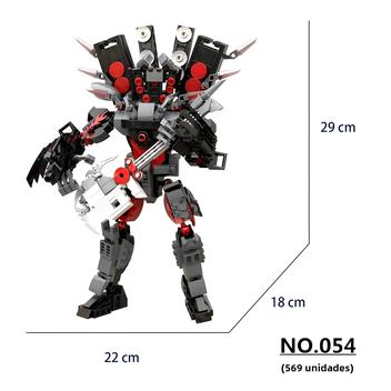 Conjunto De Blocos De Construção De Banheiro Skibidi Dourado Para ...