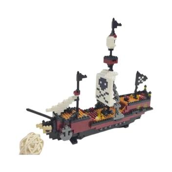 Conjunto De Blocos De Construção Micro Mini Navio De Aventura Presente ...