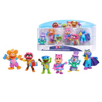 Conjunto de bonecos Just Play Disney Junior Muppet Babies Rocksplosion ...