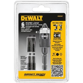 Conjunto de Brocas DEWALT DW2507 Compact Rapid Load - 6 Peças ...