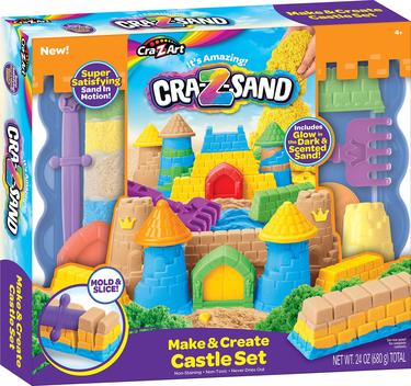 Conjunto de castelo de areia Cra-Z-Art Cra-Z-Sand Faça e crie - Jogo de ...