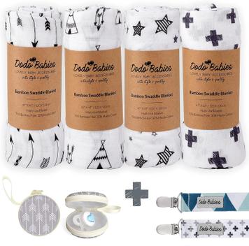 Conjunto de Cobertores e Clips para Chupeta Dodo Babies - Algodão - Bonecas - Magazine Luiza