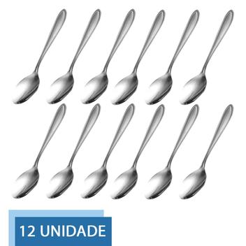 Conjunto De Colher 12 Peças Talheres Polido Restaurante Bar - PRATICASA ...