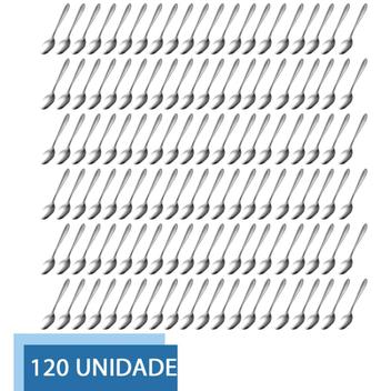 Conjunto De Colher 120 Peças Talheres Polido Restaurante Bar ...