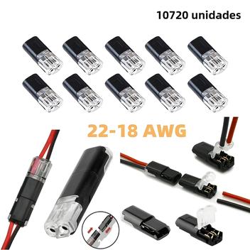 Conjunto De Conector Plug-in De Led De Fio Duplo Com Fivela De ...