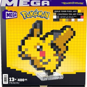 Conjunto de construção Mega Pokémon Pikachu articulado 15cm - MEGA ...