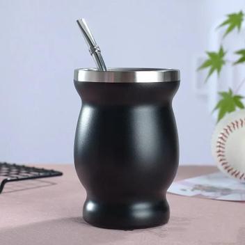 Conjunto De Copo Yerba Mate De Aço Inoxidável De 240ml Com Canudo ...