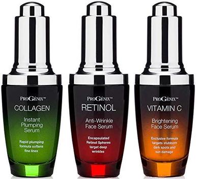 Conjunto de cuidados com a pele Progenix Professional com sérum anti ...
