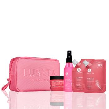 Conjunto de Cuidados com o Cabelo Luseta Keratin Jet-Set Travel Size ...