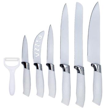 Conjunto De Facas Cozinha Chefe 7 Pecas Branco - Luviss - Faca - Magazine Luiza