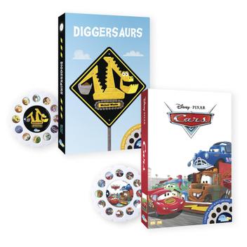 Conjunto de histórias de Storybook Reels Moonlite Cars and Diggersaurs ...