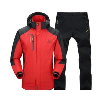 Conjunto De Jaqueta E Calça Masculina Para Caminhadas Ao Ar Livre ...