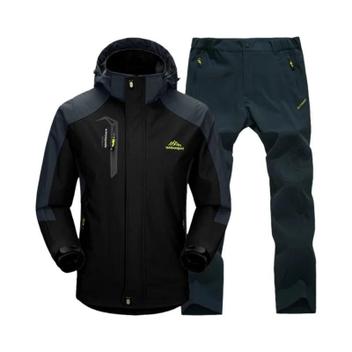 Conjunto De Jaqueta E Calça Masculina Para Caminhadas Ao Ar Livre ...