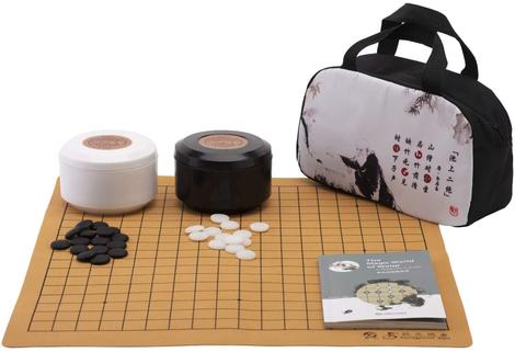 Conjunto de jogos Go SongYun, tabuleiro portátil reversível 19x19/13x13 ...