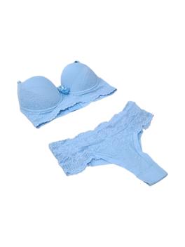 Conjunto de lingirie fio duplo lily de poliamida com bojo - SOU ÍNTIMA ...