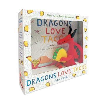 Conjunto de Livros e Brinquedos Dragons Love Tacos - DIAL - Kit de ...