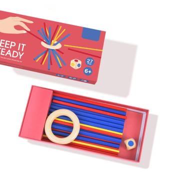 Conjunto de madeira Sticks Steady Stacking Game Toys Wokex para ...