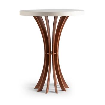 Conjunto De Mesa De Canto Cálice Redonda 40 E 60Cm De Altura - Fine ...