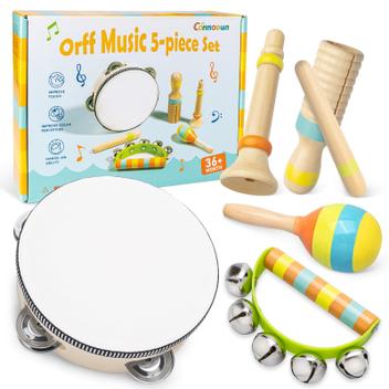 Conjunto de Percussão Infantil Commodum Wooden - 3 Anos - Brinquedos ...