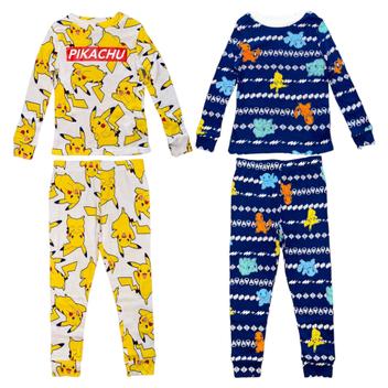 Conjunto de pijamas Pokémon Little Boys' Big Boys 100% algodão, 4 peças ...