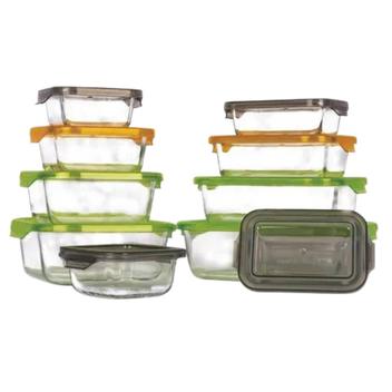 Conjunto de Potes Marmita Vidro Stockage Members Mark 10 Uni - Member's ...