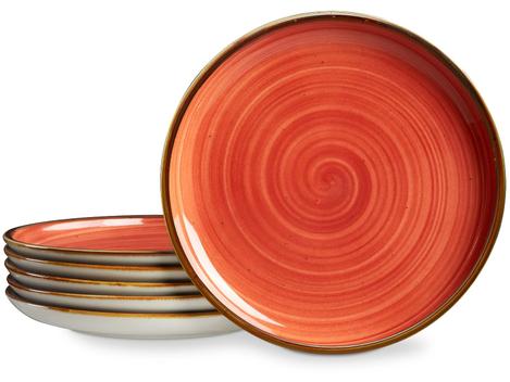 Conjunto de pratos de cerâmica ONEMORE Rustic Kitchen, 8,5 polegadas ...