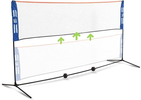Conjunto de Rede de Badminton JOOLA HIT MIT - Altura Ajustável e ...