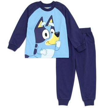 Conjunto de Roupas Bluey para Meninos - Camiseta e Calça 2T - Conjunto ...