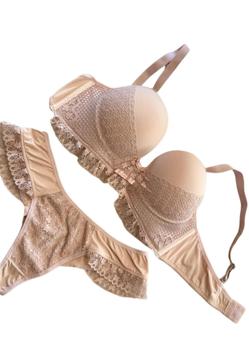 Conjunto De Sutiã E Calcinha De Renda Alegria. - ANA JULIA MODA INTIMA ...