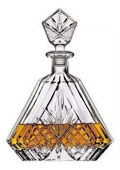 Conjunto Decanter Com 6 Copos Garrafa Luxo Whisky Licor Bar - La Vie ...