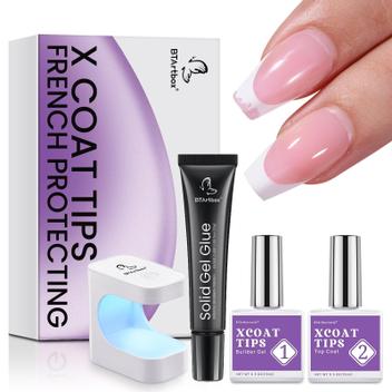 Conjunto Gel Nail Builder Bartbox XCOATTIPS com lâmpada de 20 g ou mais ...