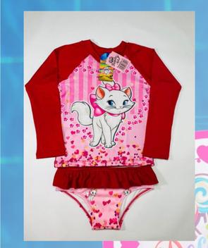 Conjunto Infantil Moda Praia/Piscina Uv50+ Camiseta Manga Longa ...